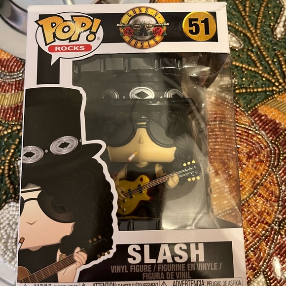 Funko | Toys | Nib Funko Pop Rocks Figure Slash Slash Sunglassesblack ...